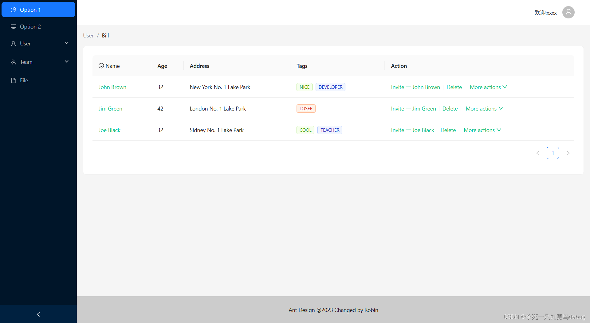Ant Design Vue UI框架的基础使用，及通用后台管理模板的小demo【简单】-阿里云开发者社区
