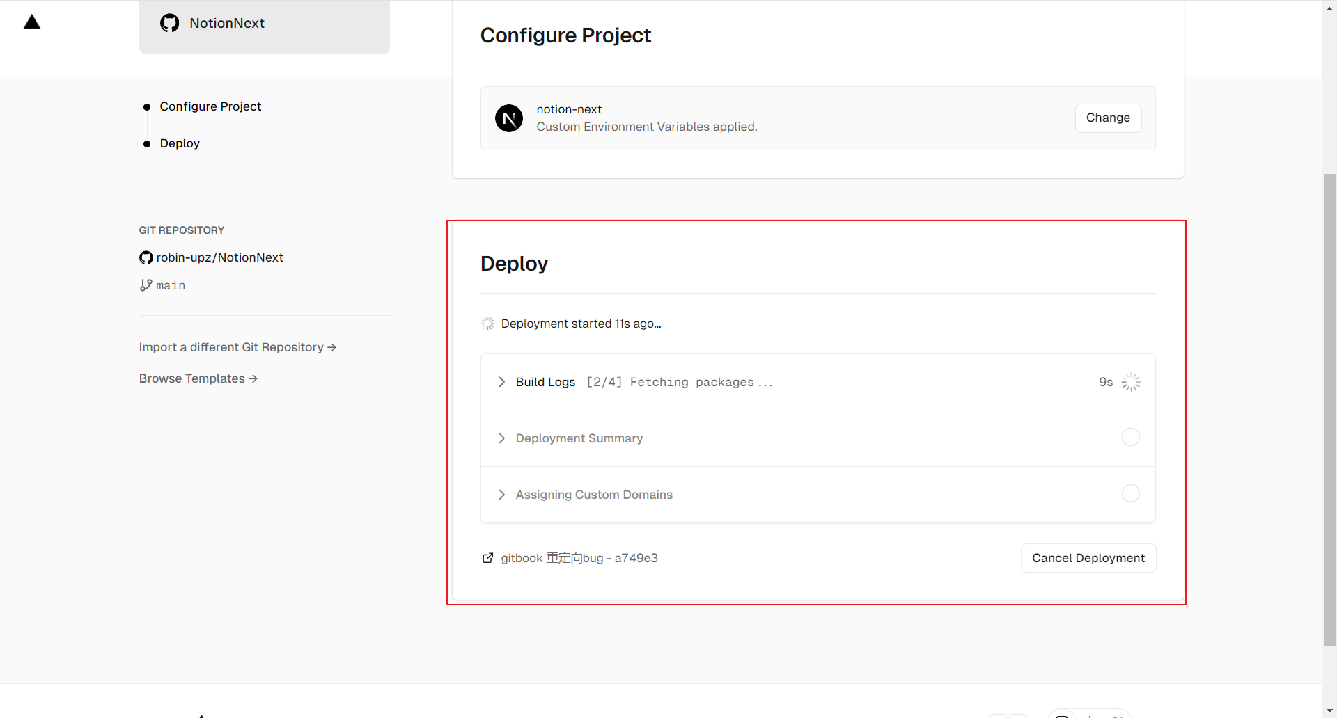 使用Vercel部署NotionNext将Notion笔记搭建为博客网站-开发者社区-阿里云
