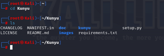 Kali部署资产收集工具Kunyu(坤舆)教程-阿里云开发者社区