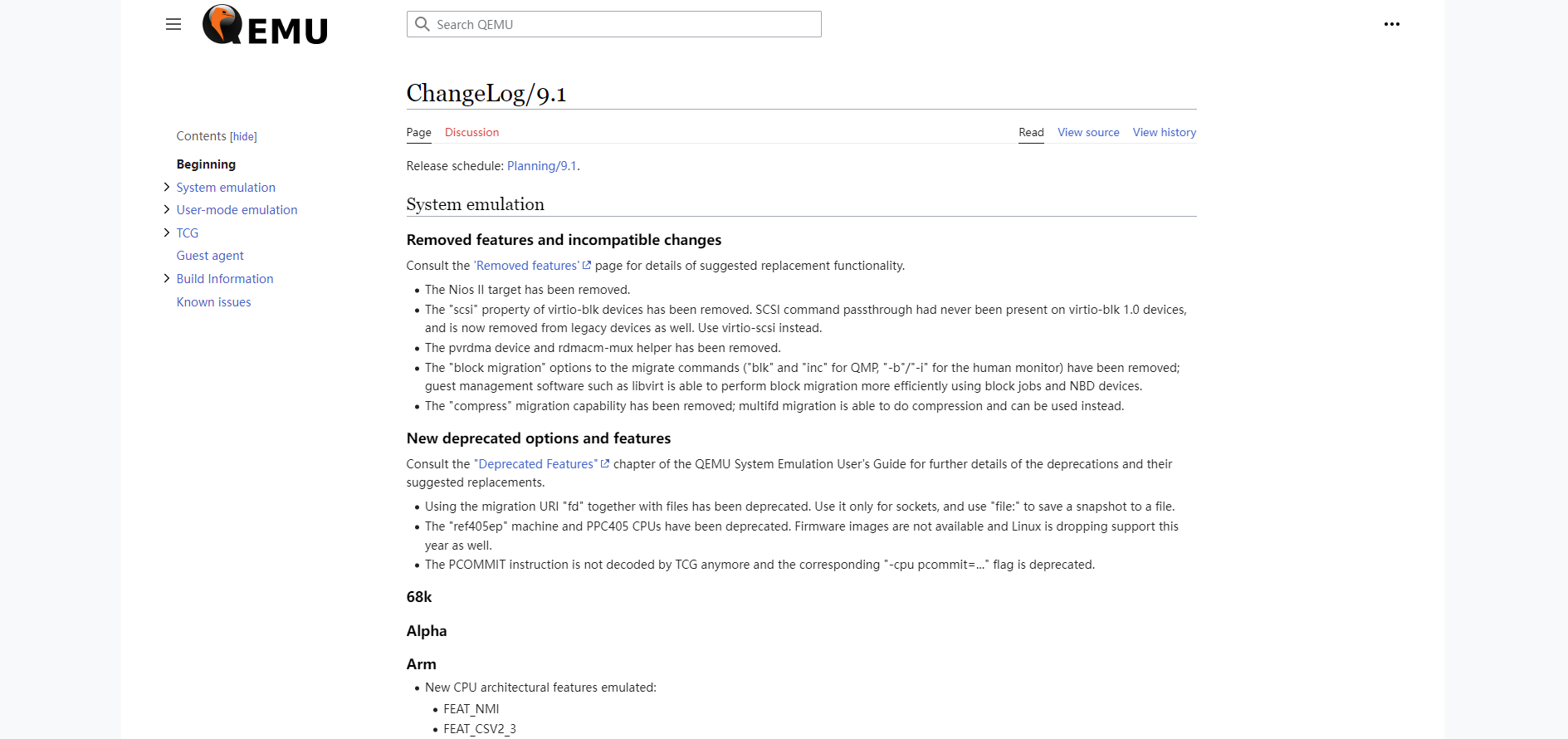 开源的虚拟机软件QEMU 9.1发布！带来了增强的ARM和RISC-V支持和安全更新。-阿里云开发者社区