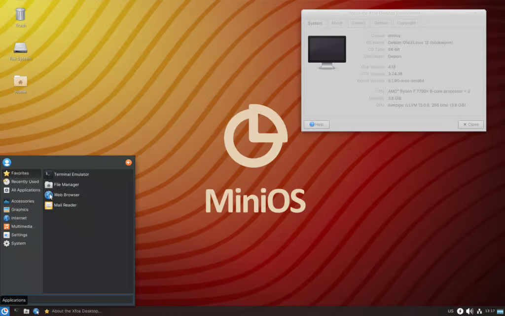 MiniOS 3.3.4新特性详解基于Debian 12更新内核安装程序ZSTD-开发者社区-阿里云